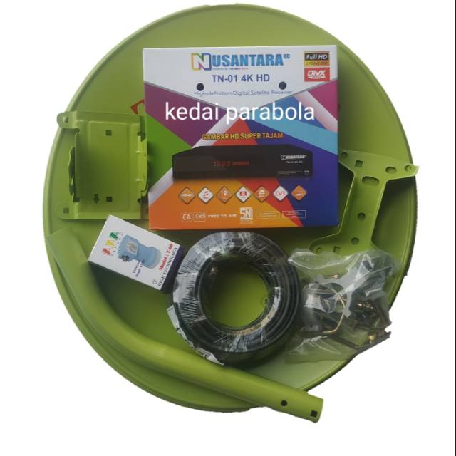 Jual Paket Parabola mini 45 cm + Receiver parabola nusantara hd ...