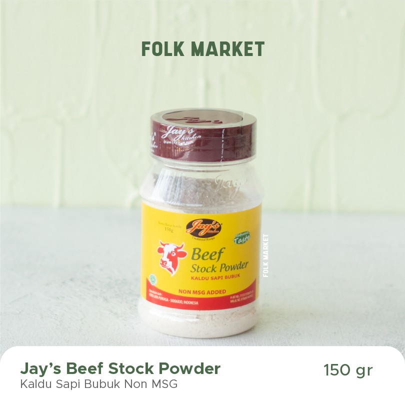Jual Jay's Beef Stock Powder 150 gr | Kaldu Sapi Bubuk | Shopee Indonesia