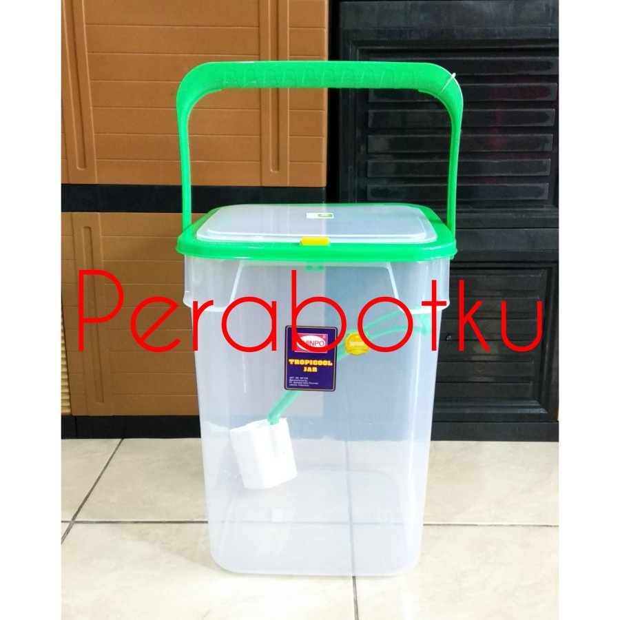 Jual Container Es Buah Segi Tropicool Jar 35 Liter + Gayung Shinpo SIP ...