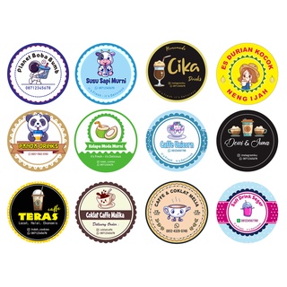 Jual Template Desain Label Makanan dan Minuman CDR Kekian Modern Siap ...
