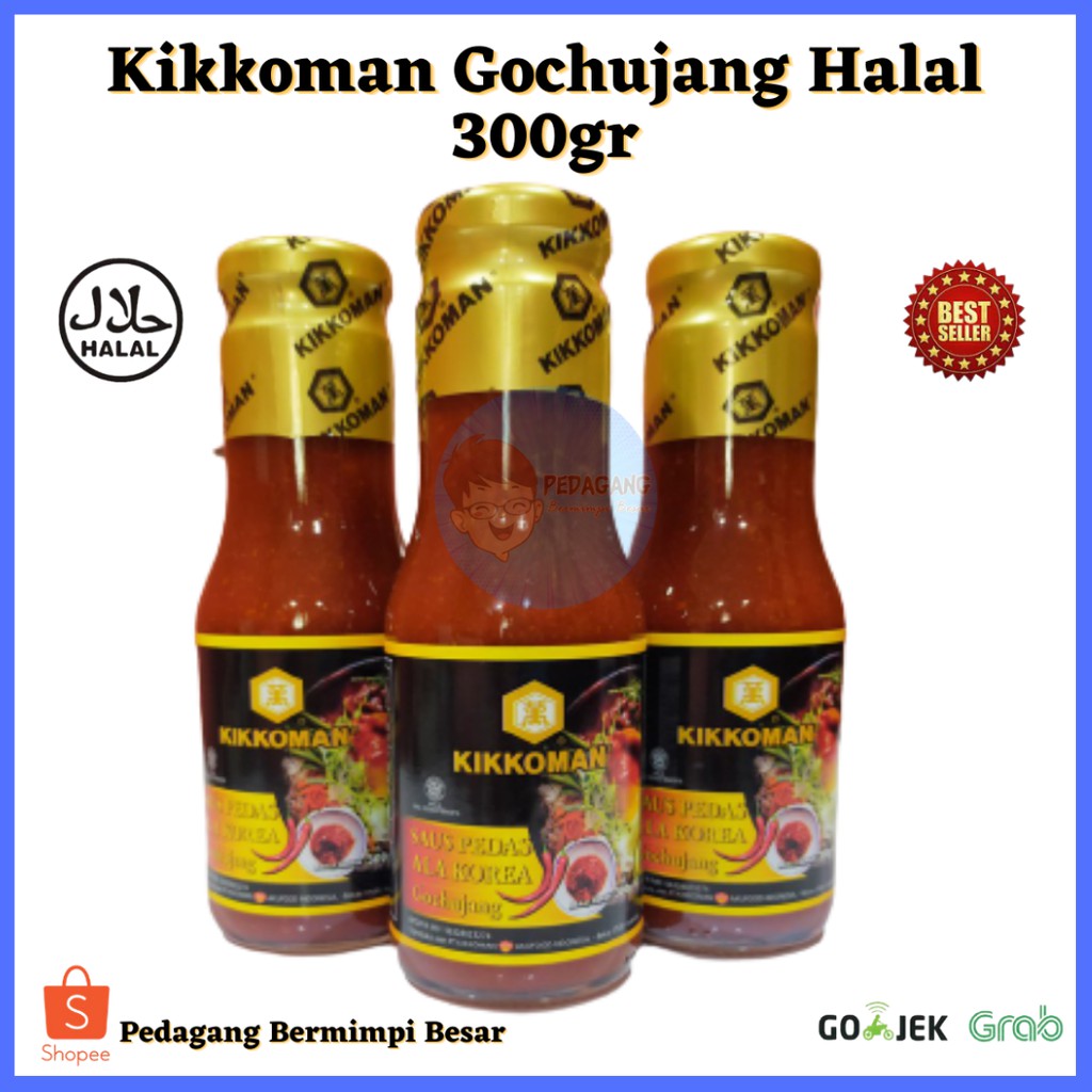 Jual Kikkoman Gochujang Halal 300gr/| Gochujang Korea Halal/ Saus ...