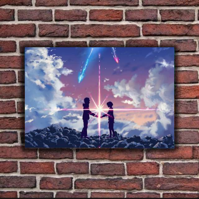 Jual POSTER ANIMEHiasan Dinding Anime Kimi No Nawa ,TENKI NO KO,HELLO ...