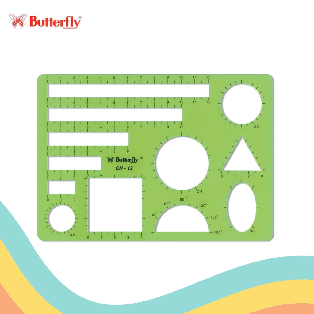 Jual GARISAN BUTTERFLY CH-12 (1 PCS) | Shopee Indonesia