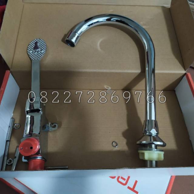 Jual Keran Injak wastafel, Keran pedal wastafel , Keran Foot Pedal ...