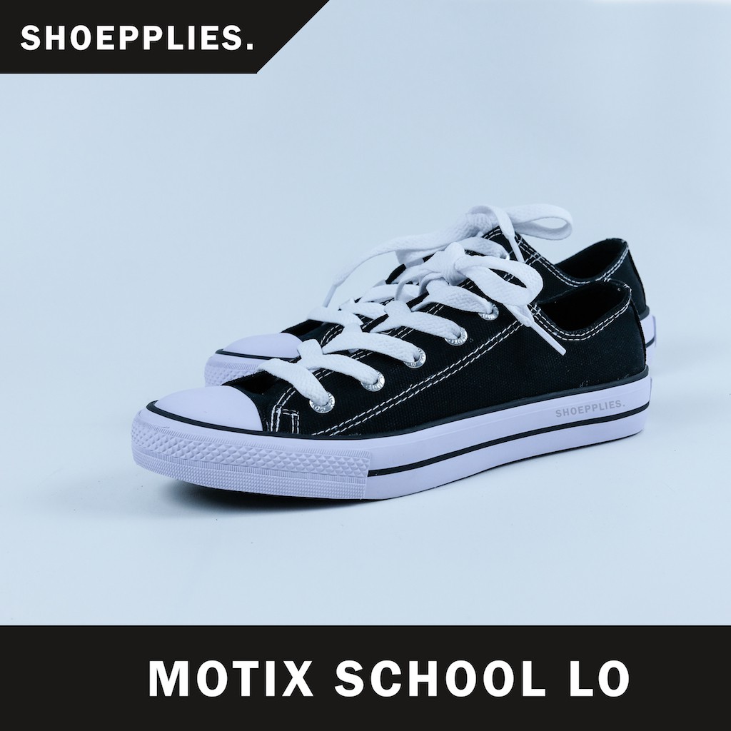 Jual SEPATU MOTIX SCHOOL LO B/W - SEPATU SEKOLAH | Shopee Indonesia