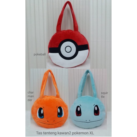 Jual Tas Tote Bag Wanita Pokeball XL/Tas Go Pokemon/Tas Karakter Tas ...