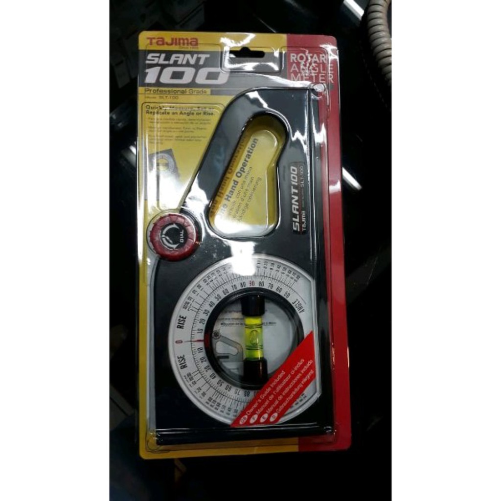 Jual (UT)TAJIMA Angle Meter Rotary SLANT 100 Alat Pengukur Meteran ...