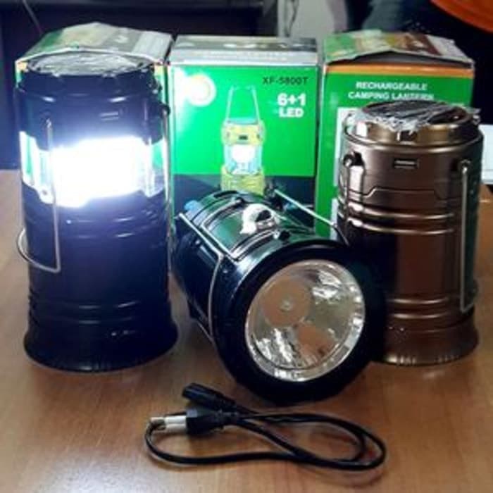 Jual Lentera Lampu Camping Tenaga Solar + Senter + POWERBANK | Shopee Indonesia
