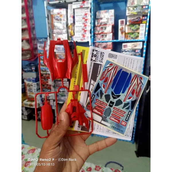 Jual Tamiya 18646 Body Bodi Kap DCR 01 Red + Decal + Dus Manual Box ...