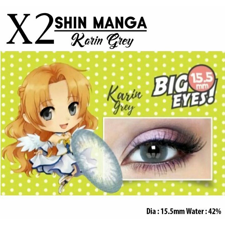 Jual X2 MANGA KARIN GREY (NORMAL S/D -6.00) | Shopee Indonesia