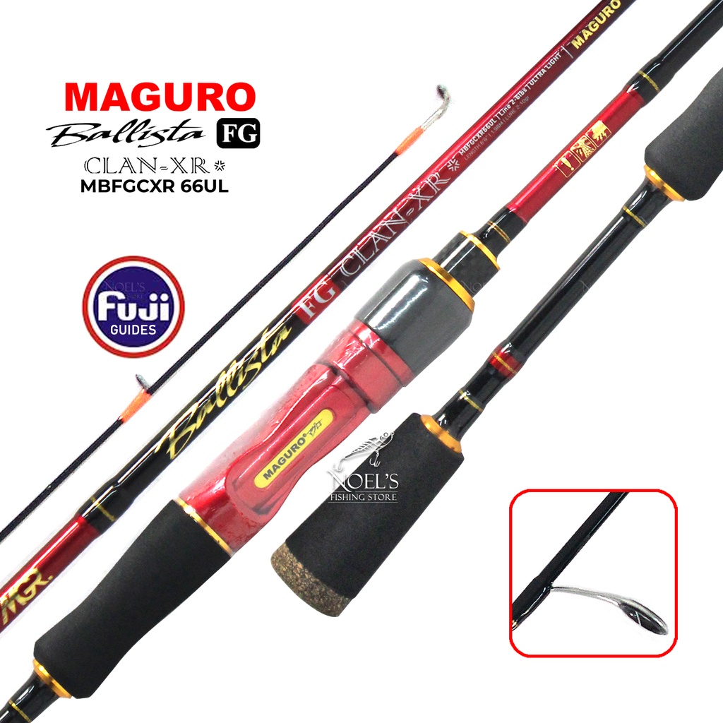 Jual Joran UL Maguro BALLISTA FG CLAN XR/XB | Full Fuji | 2-6 lbs ...