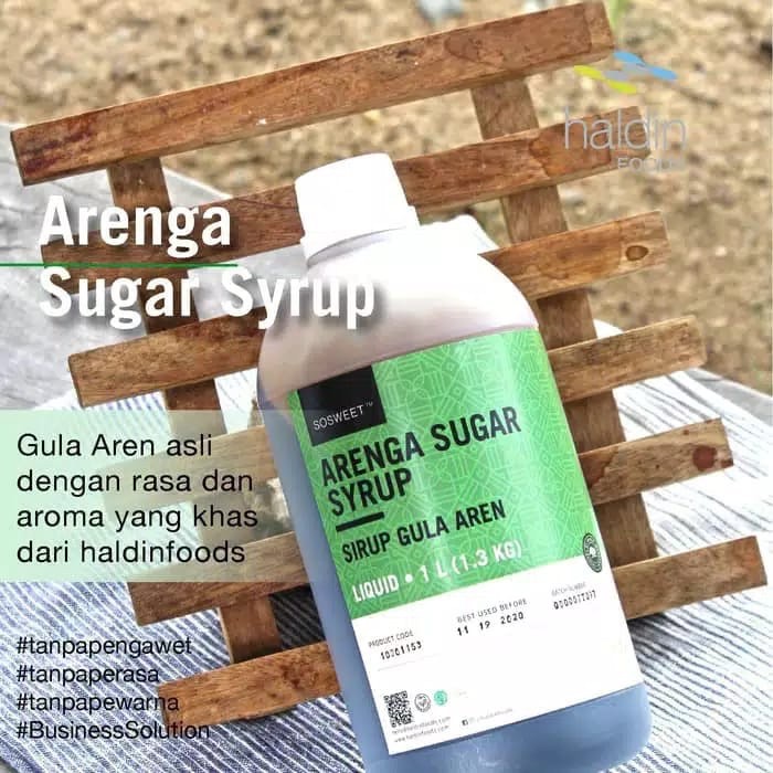 Jual ARENGA SUGAR SYRUP (Gula Aren Cair Siap Pakai) 1,3 Kg by HALDIN ...