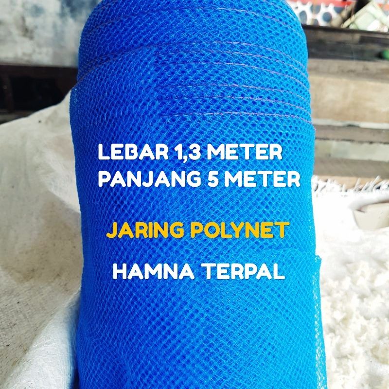Jual jaring polynet ukuran 1,3x5 meter / jaring pagar tanaman / jaring kandang hewan / jaring ...