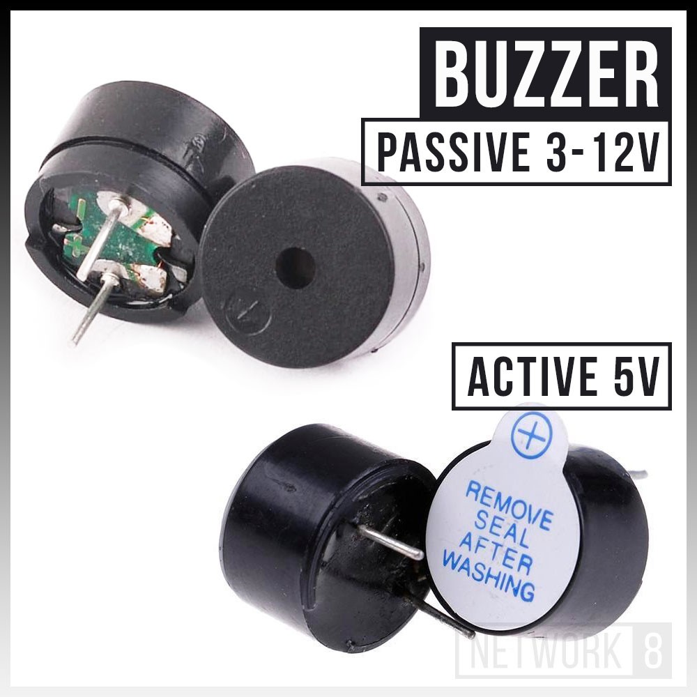 Jual BUZZER SPEAKER PASSIVE SPEKER PASIF PASIP ACTIVE AKTIF SOUND SUARA ...