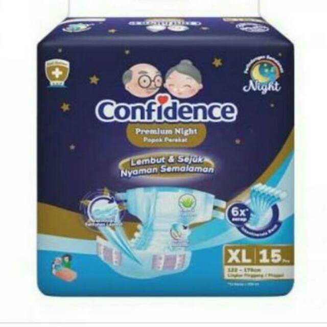 Jual Confidence adult diapers Popok Perekat Premium XL 15 | Shopee ...