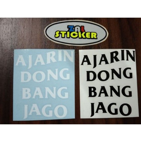 Jual sticker ajarin dong bang jago | Shopee Indonesia