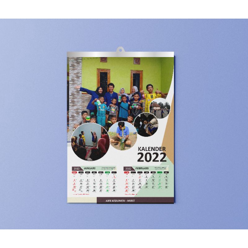 Jual Kalender Dinding 2023 Klem A3+ Bisa Satuan Custom Desain Kertas ...