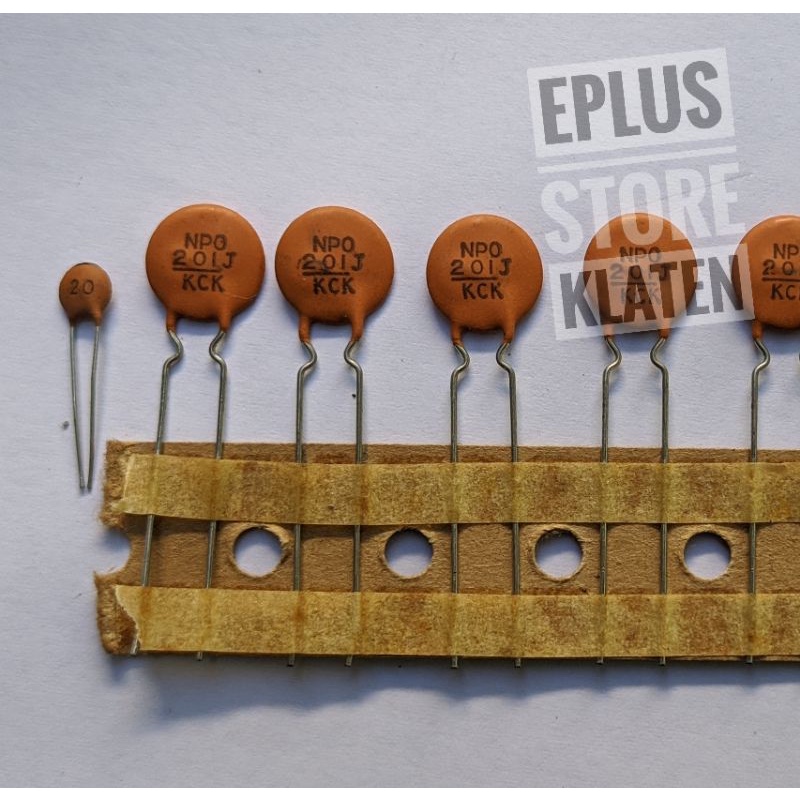 Jual kapasitor KCK 201 NPO 200pf capacitor keramik 200 pf | Shopee ...
