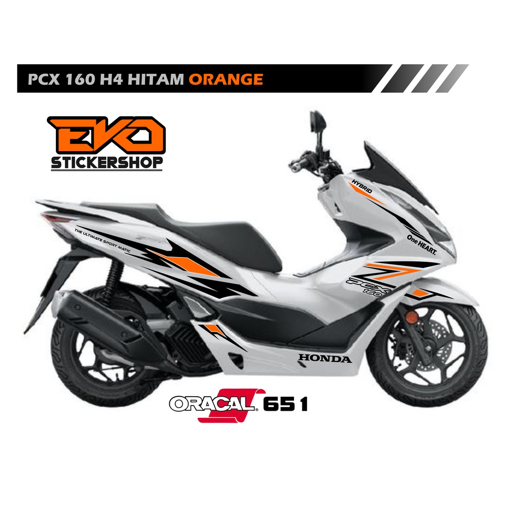 Jual Sticker PCX PUTIH 160 Cutting Stiker Pcx New | Shopee Indonesia
