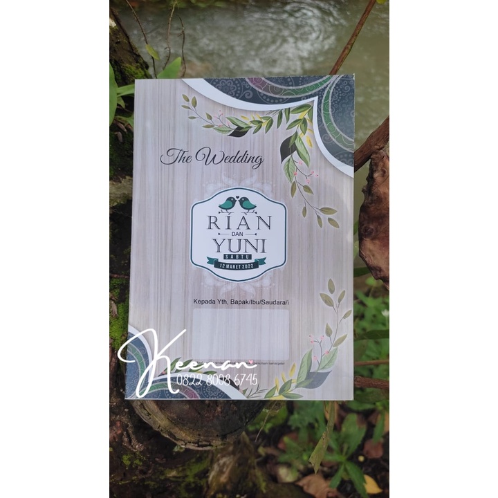 Jual UNDANGAN FULL PRINT SEPARASI | Shopee Indonesia