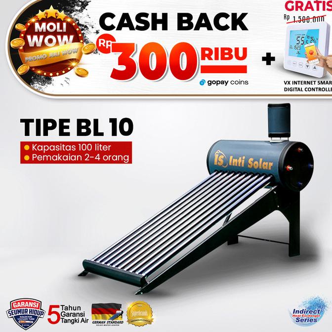 Jual Pemanas Air Matahari IntiSolar 100 liter INTI SOLAR WATER HEATER ...