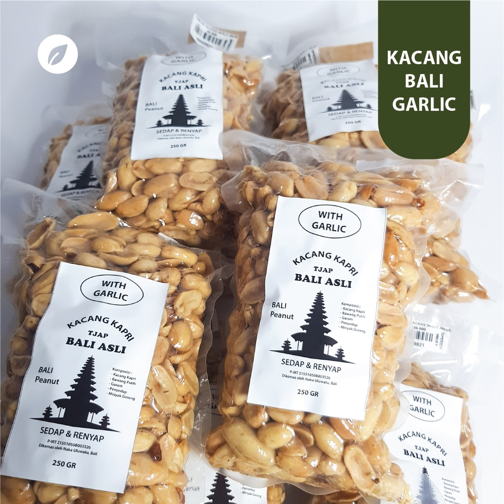 Jual Kacang Kapri Bawang Khas Bali Garlic Tjap Bali Asli 250 Gram ...