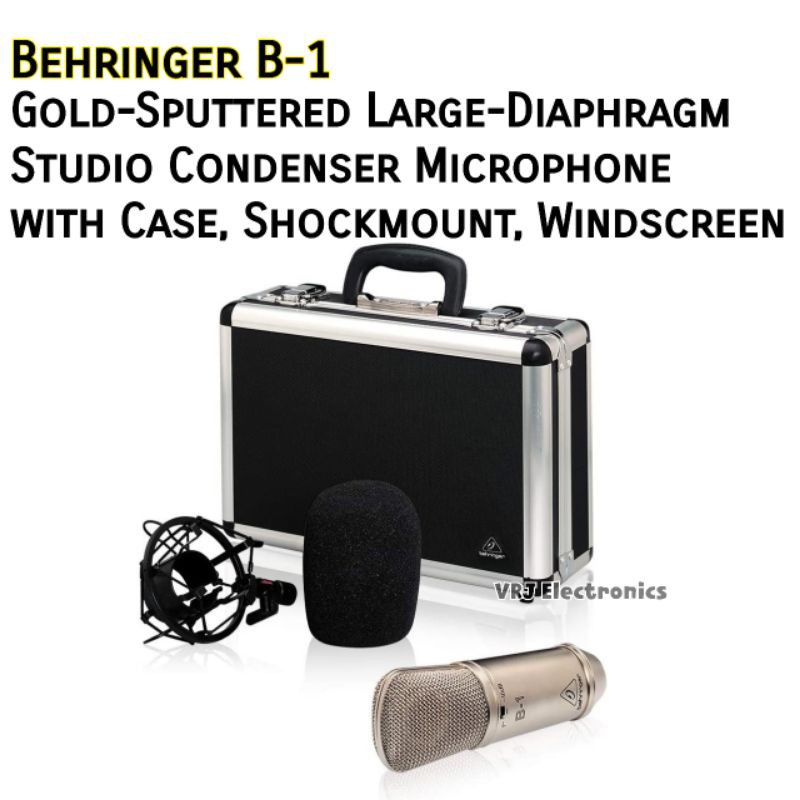 Jual Mic Condenser Broadcast Recording Behringer B-1 Gold-Sputtered ...