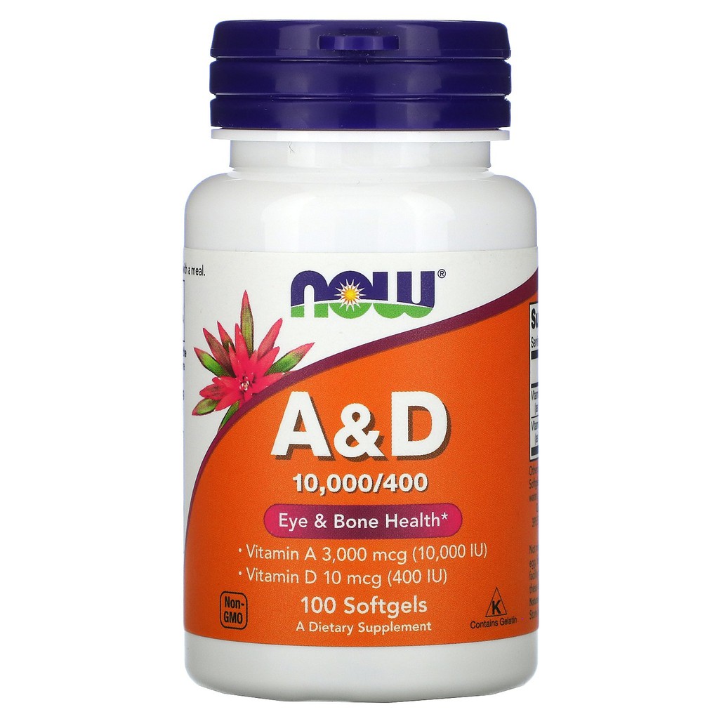 Jual NOW FOODS A&D 100 Softgels | Shopee Indonesia