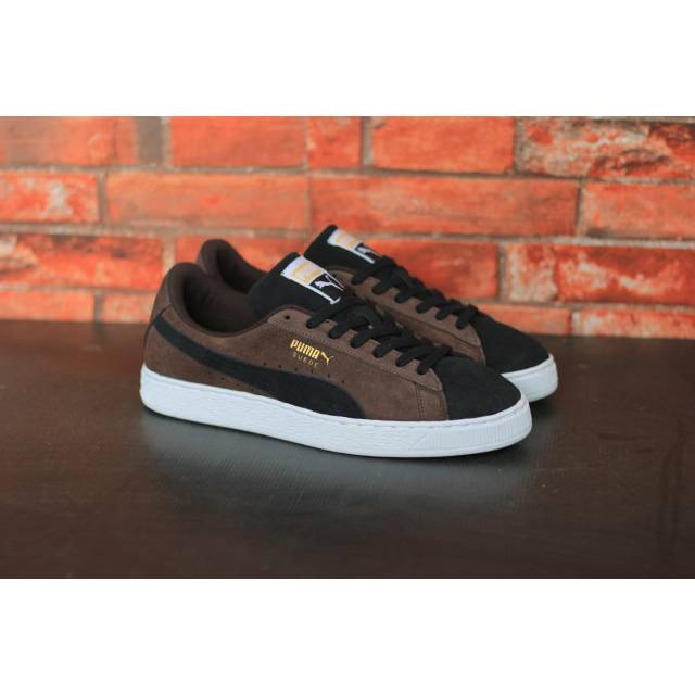 Jual Puma Suede Brown Black | Shopee Indonesia