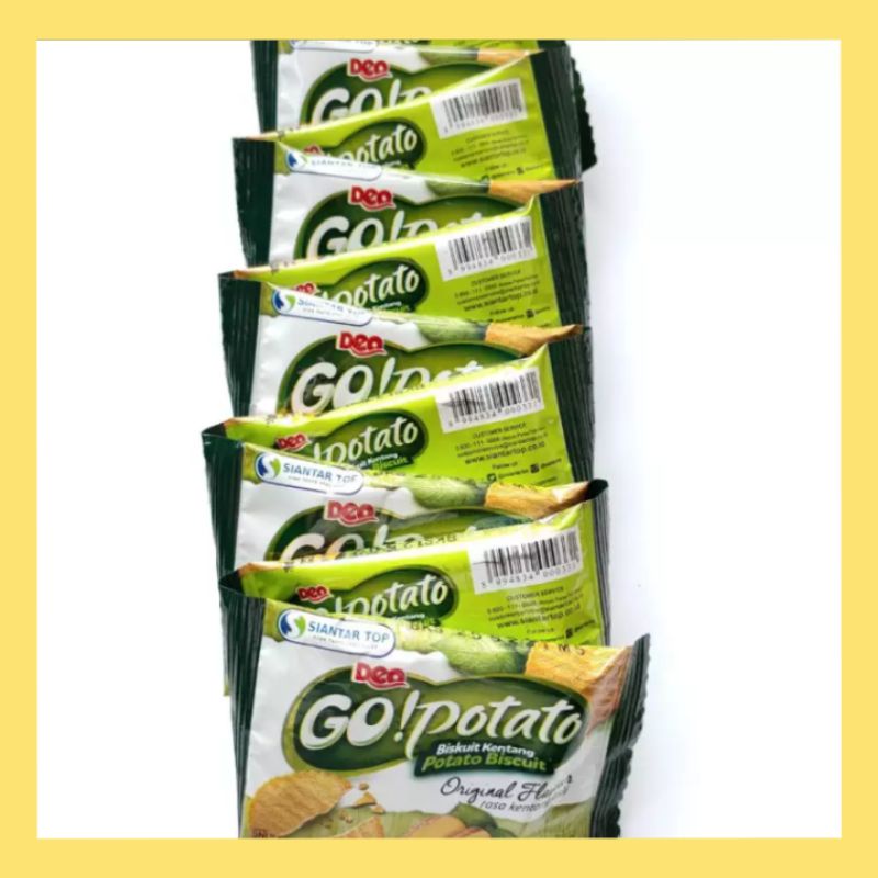 Jual Deo Go Biskuit potato kentang Go Potato Renceng 10 pcs | Shopee ...