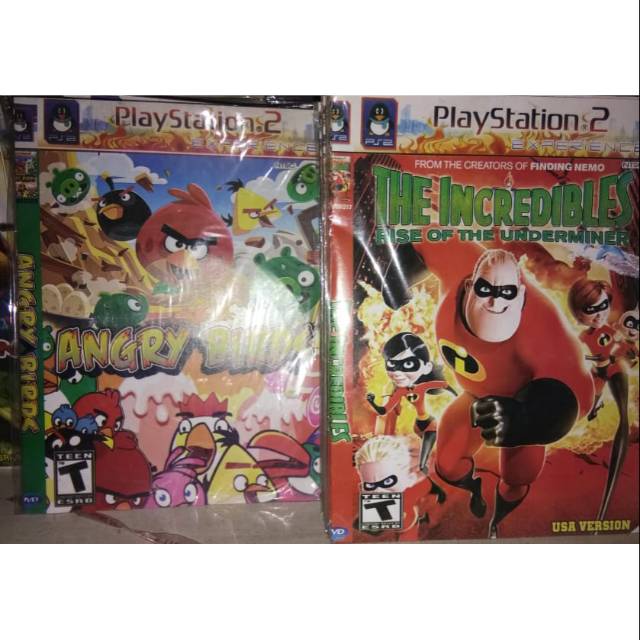 Jual KASET PS2 THE INCREDIBLES/ANGRY BIRDS KUALITAS TERJAMIN | Shopee ...