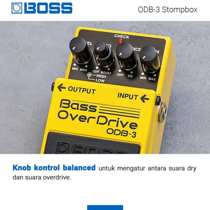 Jual Boss Odb-3 Bass Overdrive Pedal Efek Stompbox | Shopee Indonesia