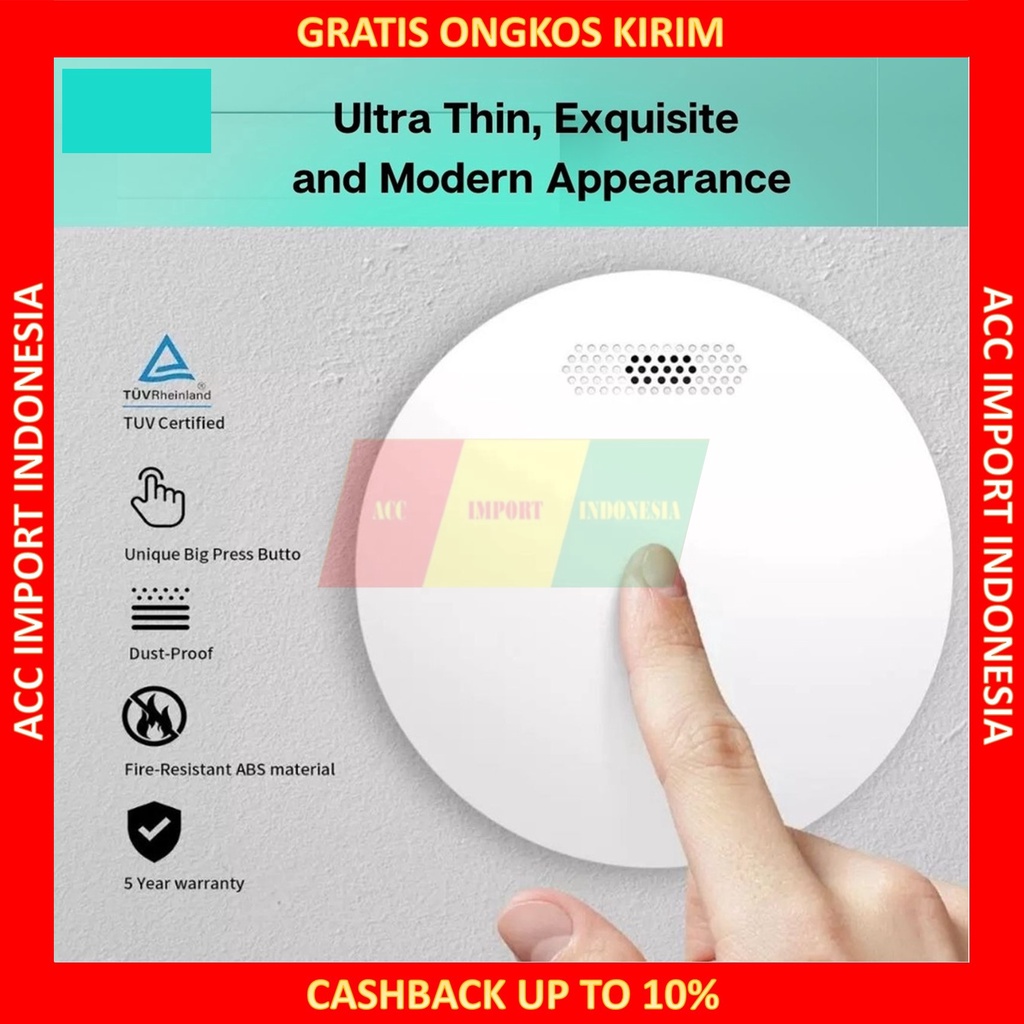 Jual Alat Pendeteksi Kebakaran Smoke Detector Sensor Fire Asap ...