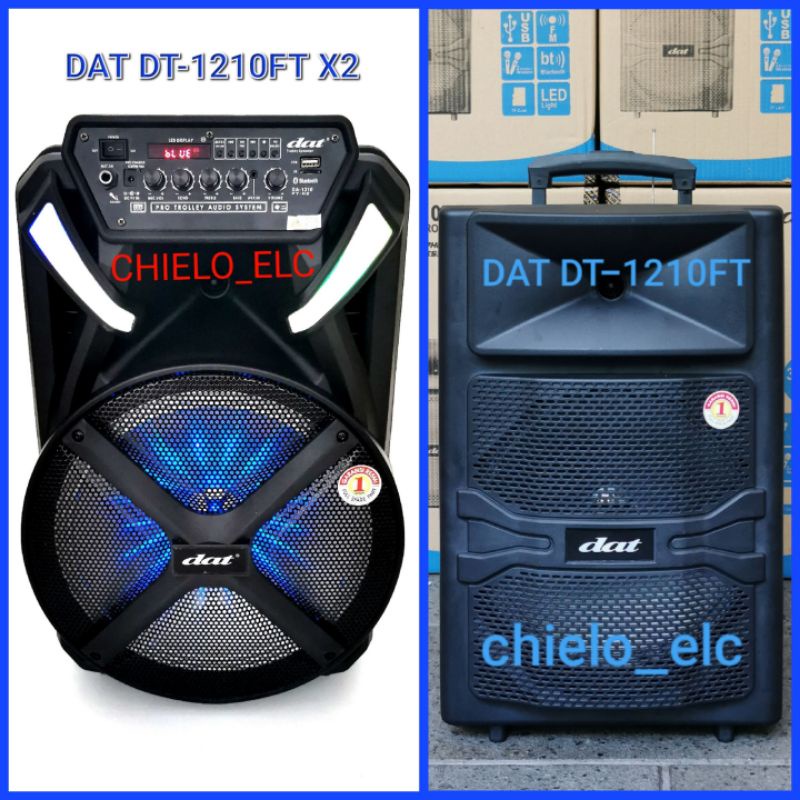 Jual HARGA PROMO SPEAKER TROLLEY DAT 12INCH FREE 2 MIC 1210FT X2 / DAT ...