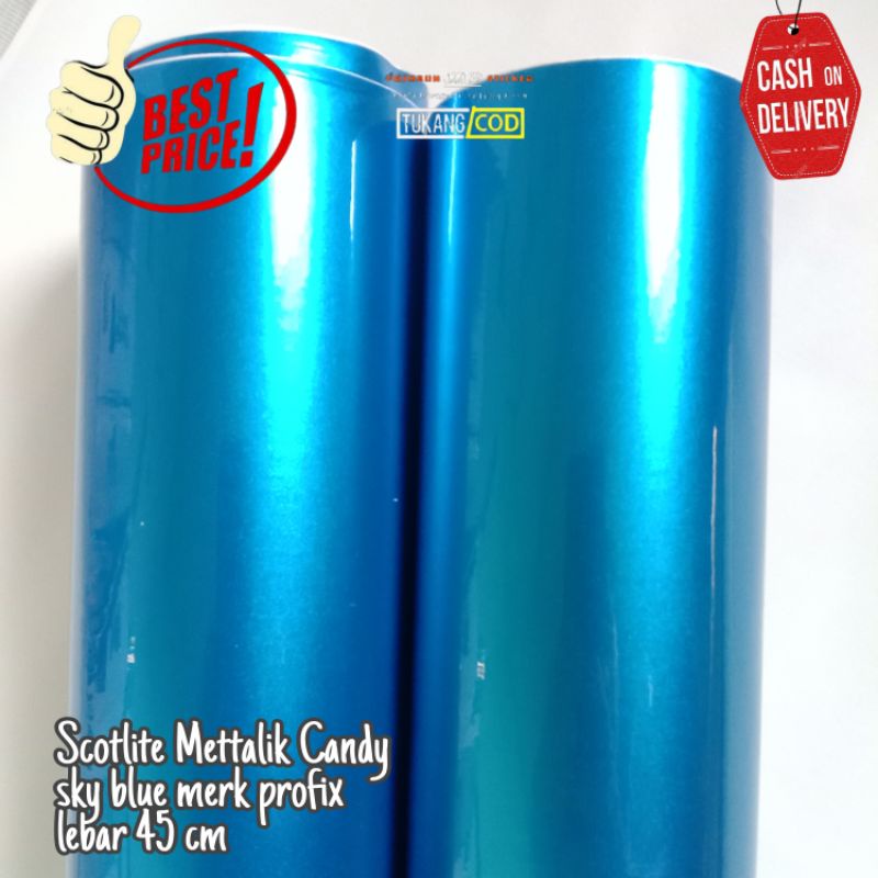 Jual Sticker scotlite candy sky blue scotlet biru muda skotlet motor ...
