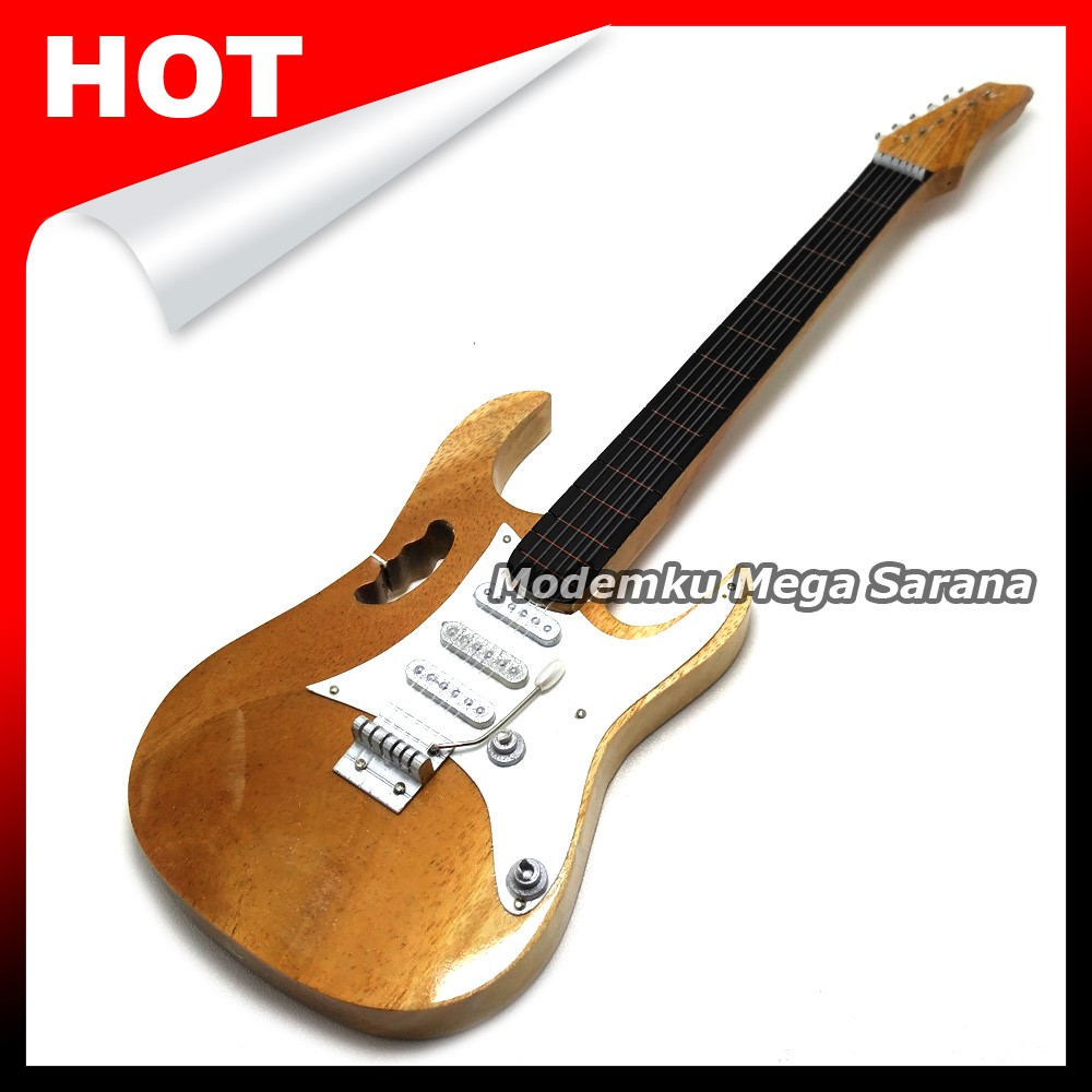 Jual Miniatur Gitar Kayu + Stand - GTR12 | Shopee Indonesia