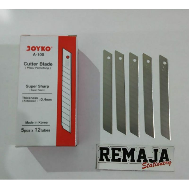 Jual Refil /Isi Cutter Joyko A-100 ( kecil ) | Shopee Indonesia