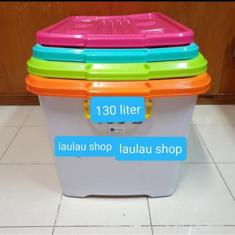 Jual Container Box EZY 130 Liter Dengan Roda Kualitas Shinpo Mega CB ...
