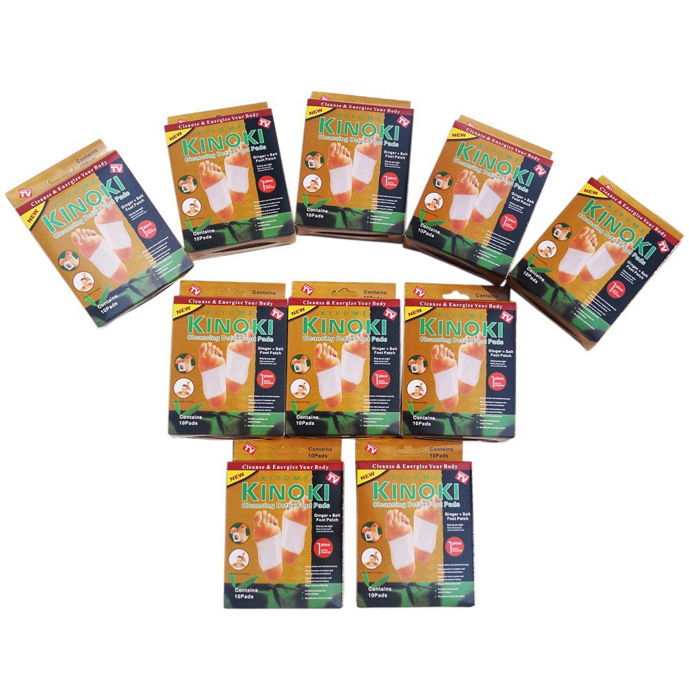 Jual Paket 10 Set Kinoki Foot Patch - Gold (Koyo Detox) | Shopee Indonesia
