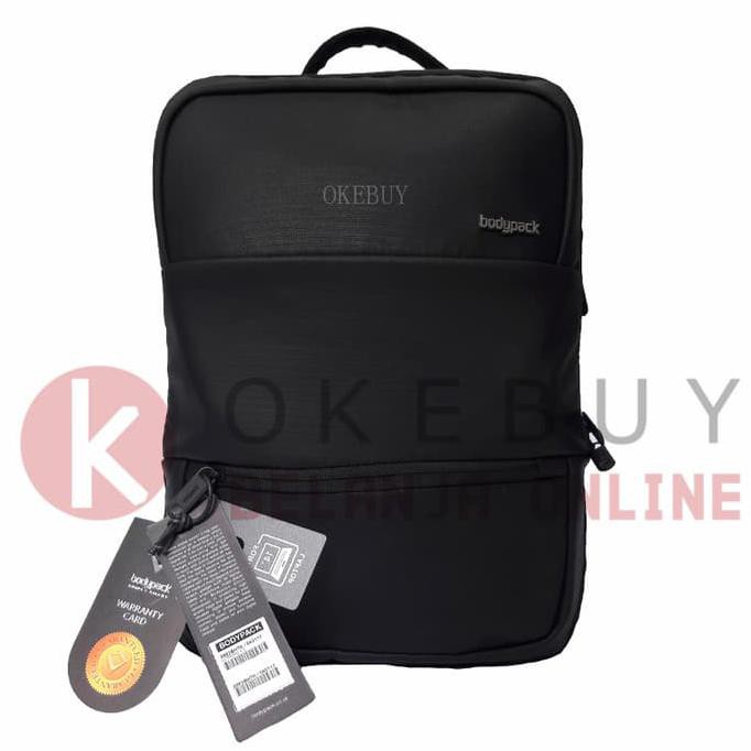Jual Tas Kerja 2020 Tas Ransel Bodypack 2863 Black Kantor Sekolah ...