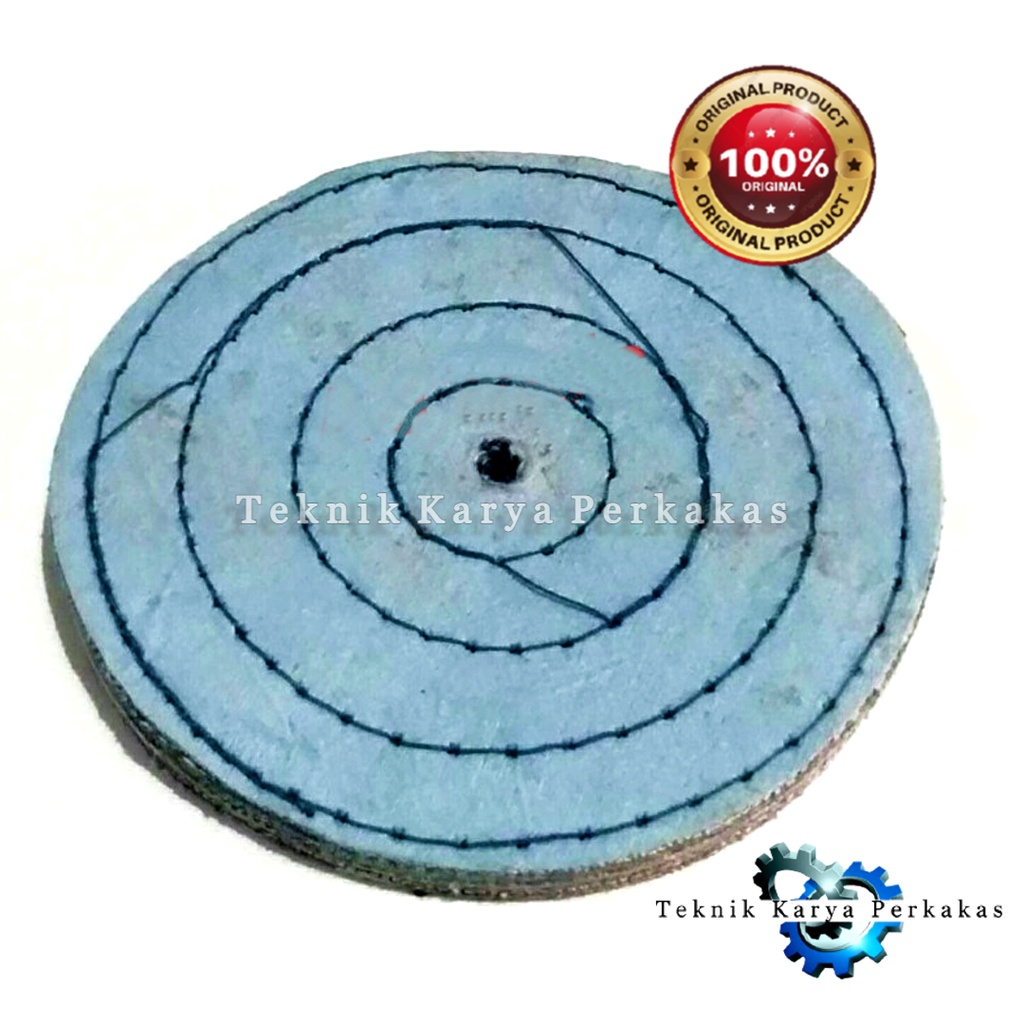 Jual Polishing Wheel Kain Poles Gerinda 4" x 1 Kain Poles Jeans Biru 4 ...