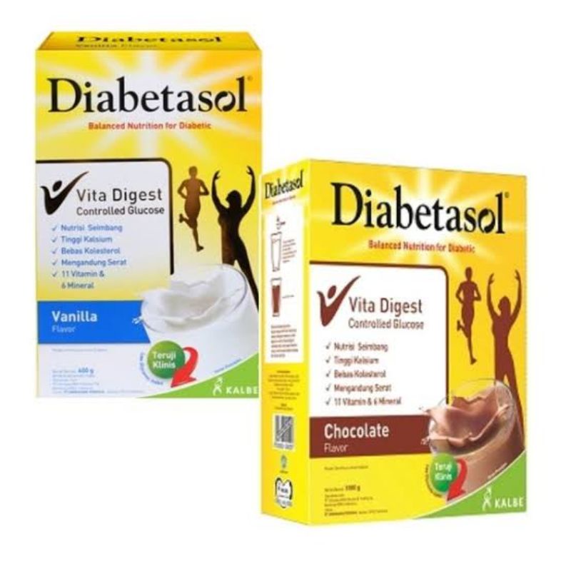 Jual Susu DIABETASOL 570 Gram / DIABETASOL 570Gram Vanilla Coklat ...