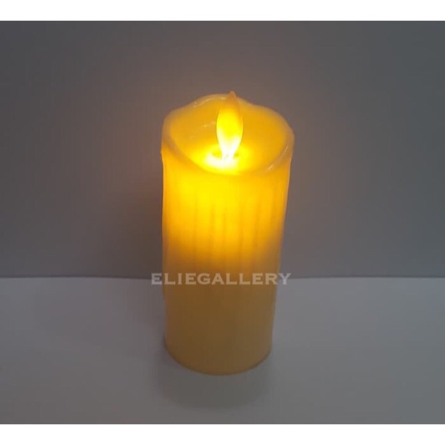 Jual Lilin Elektrik Motif Lelehan (Nyala Bergoyang) T 11 cm / LED ...