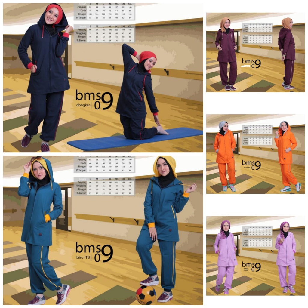 Jual BMS 09 BELIEVE MUSLIMAH SPORT STELAN OLAHRAGA MUSLIMAH | Shopee ...