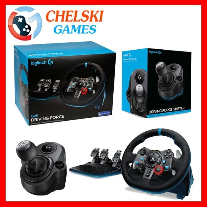 Jual LOGITECH G29 DRIVING FORCE WHEEL + SHIFTER LOGITECH FOR PS4/PS3/PC ...