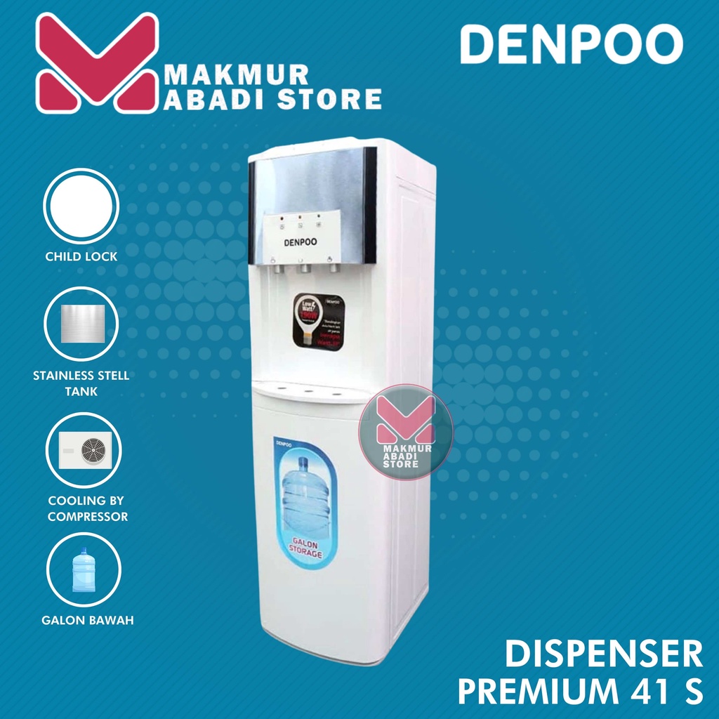 Jual Denpoo Water Dispenser Premium-41s Low watt H & C | Shopee Indonesia