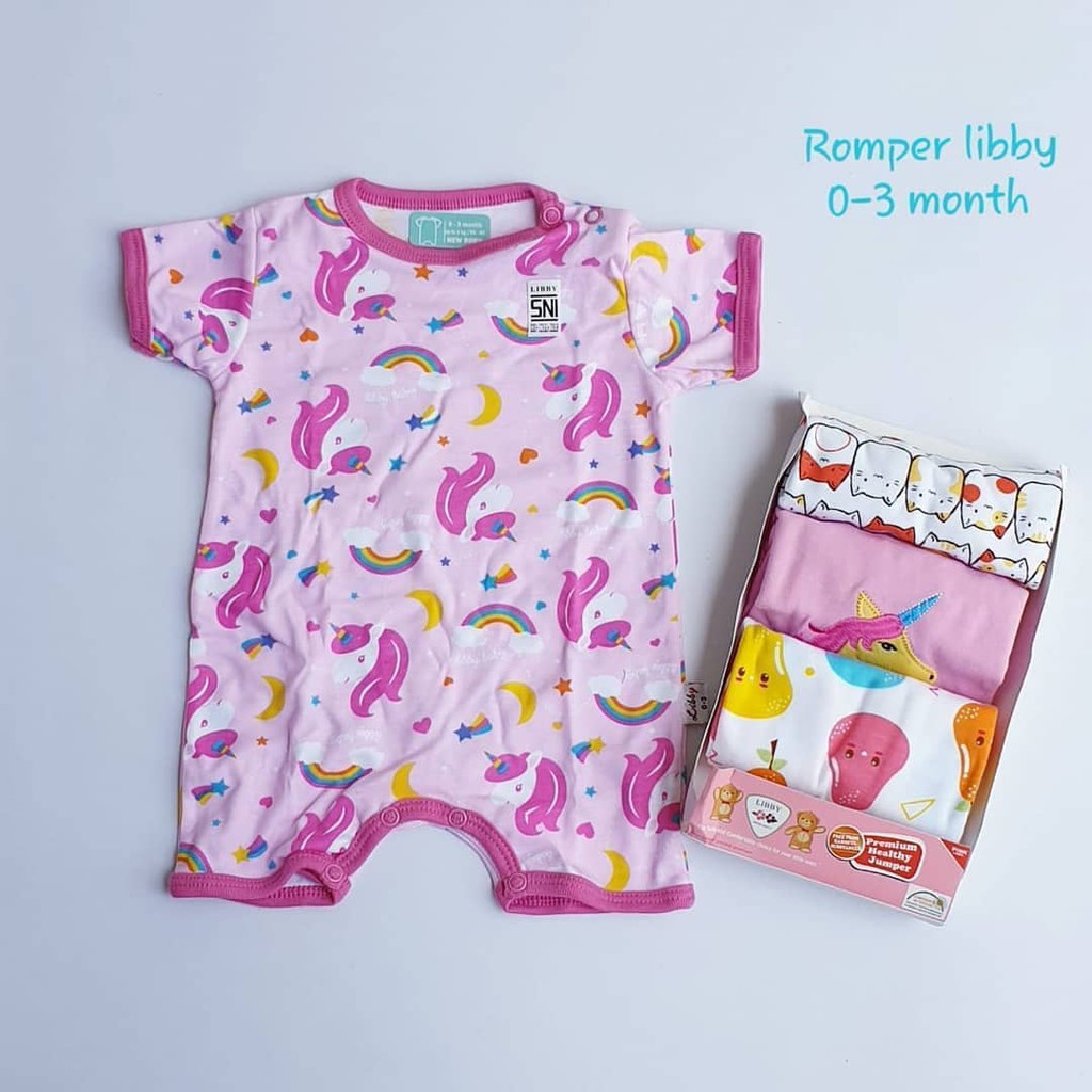 Jual LIBBY BABY BAJU BAYI ROMPER BAYI LIBBY BABY MOTIF CEWEK/COWOK ...