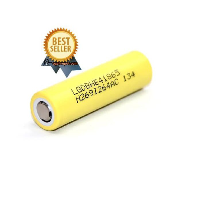 Jual LG HE4 18650 Li-ion Battery 2500mAh 3.7V with Flat Top | Shopee ...