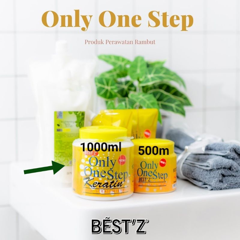 Jual BEST'Z ONE STEP SMOOTHING KERATIN SPA 1000ML(PELURUSAN CUKUP ...