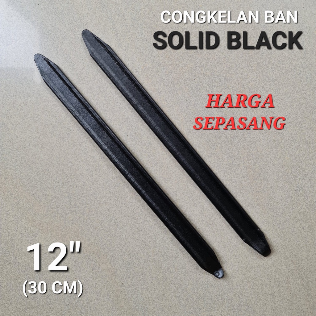 Jual Congkelan Ban Hitam 12 INC SOLID BLACK (Harga Sepasang / 2 PC ...
